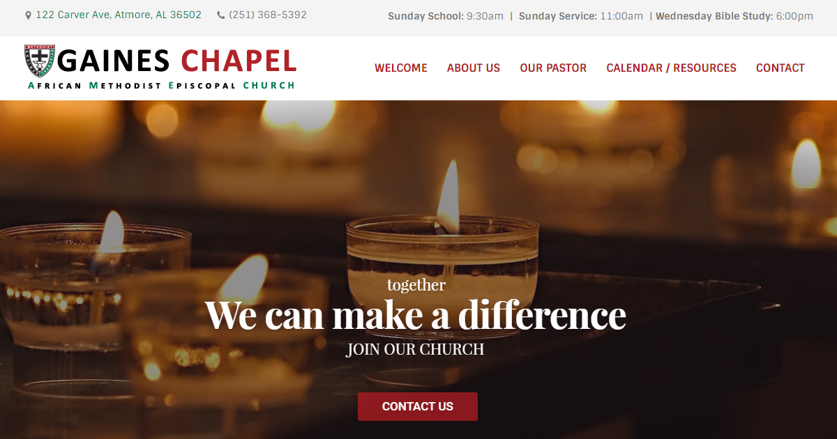 Gaines Chapel AME – Church in Atmore, AL